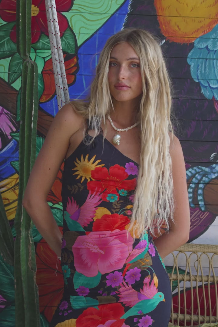 SPELL Beach Bar Mini Dress In After Dark – Lusso Di Luna Boutique